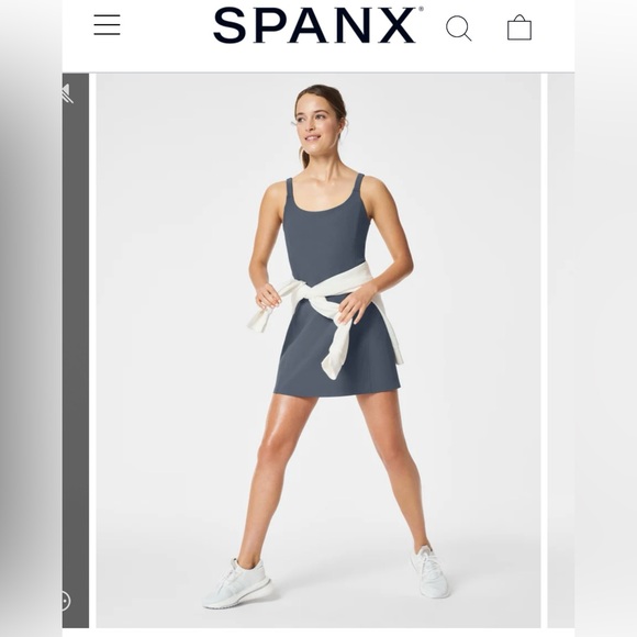 SPANX | Dresses | Spanx Get Moving Ribbed Dress | Poshmark